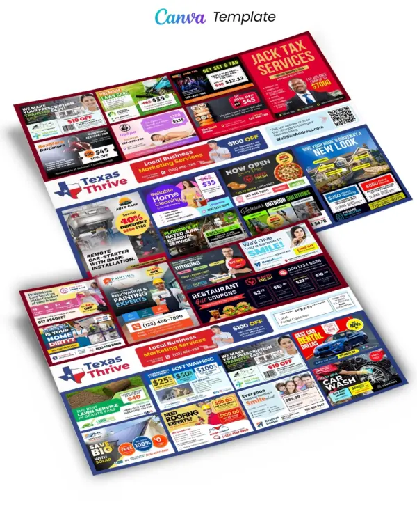 15×12 Shared Cost Co-Op EDDM Postcard – Canva Template - 9x12 Agency